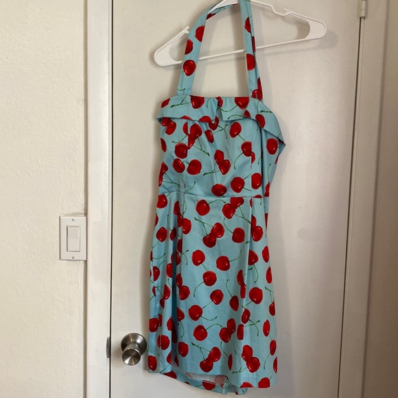 Dresses | Vintage Inspired Cherry Dress Halter Top | Poshmark